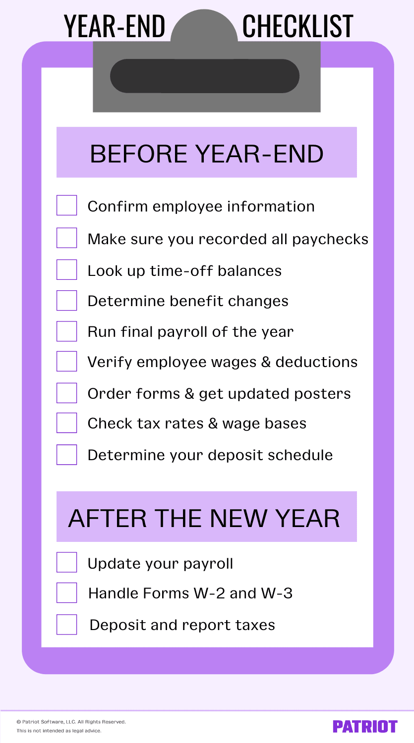 Year-end Payroll Checklist | What to Include on Yours - vwin德赢体育网址 Year-end Payroll Checklist | What to Include on Yours - vwin德赢体育网址